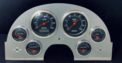 1957 Ford Thunderbird 6 Gauge Dash Panel Set T-BIRD PC | Analog ...