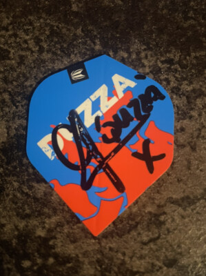 DARTS: GLEN DURRANT ‘DUZZA' SIGNED DART FLIGHT+COA | eBay UK