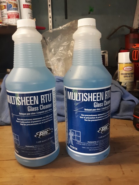 SSDC Multisheen RTU Glass Cleaner 1 Quart Bottles 1112114 for sale ...