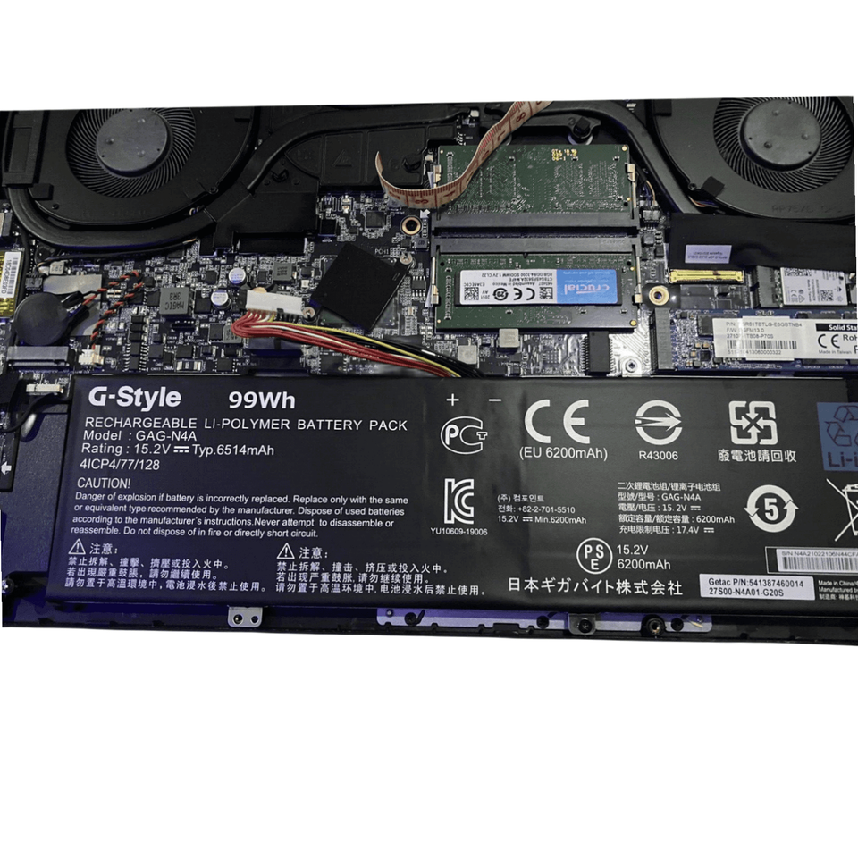 New GAG-N4A Battery For Gigabyte Aorus 15 XE5 15G 15P 17G 17H XC Aero ...