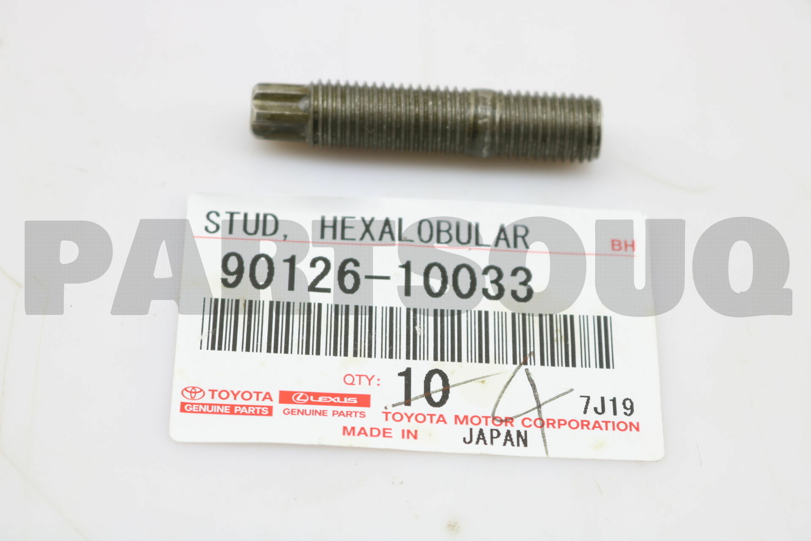9012610033 Genuine Toyota BOLT, STUD(FOR EXHAUST MANIFOLD), RH/LH 90126 ...