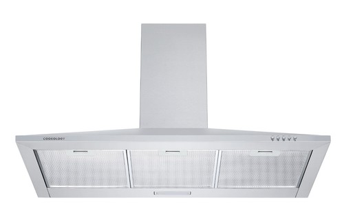 Cookology CH900SS/A Kitchen Extractor Fan | 90cm Chimney Cooker Hood in ...
