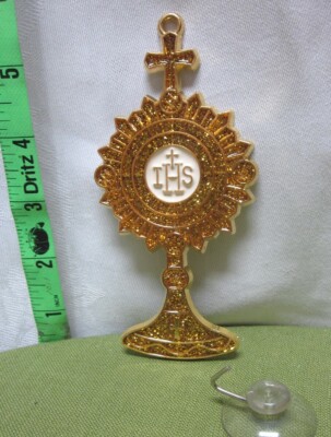 IHS Christogram window hanger Latin monogram sun ornament Jesus Christ ...