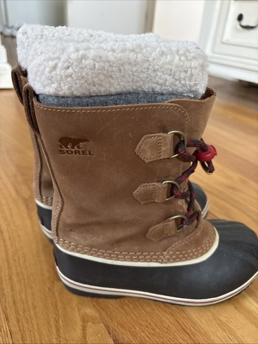 Girls Sorel Winter Waterproof Snow Boots Size 3 | eBay