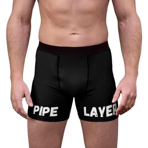 Pipe Layer Oilfield Theme Men's Boxer Briefs Black | eBay