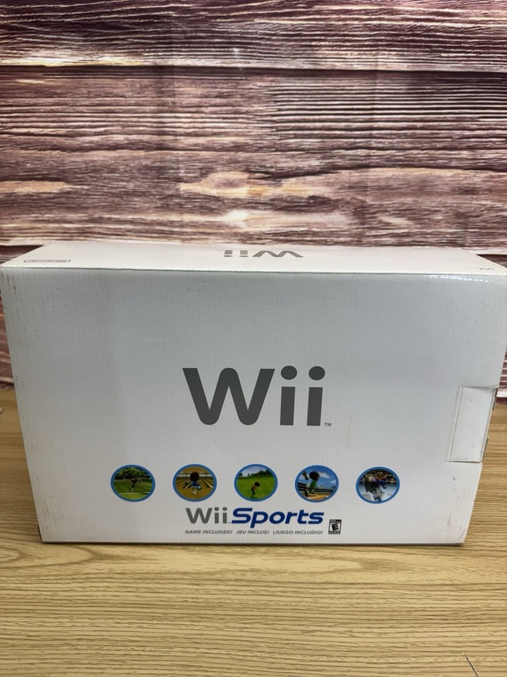 Nintendo Wii Sports Console CIB Complete In Box No Wii Sports tested ...