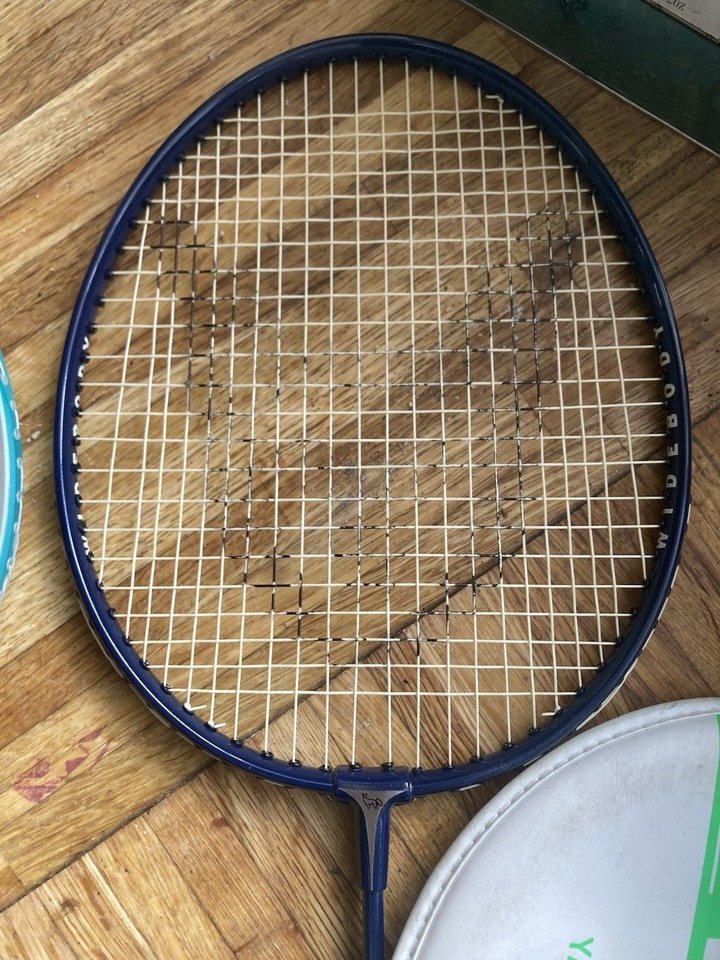 Two Badminton Rackets A Yamaha Tempered Steel Shaft The Other A Karajan ...