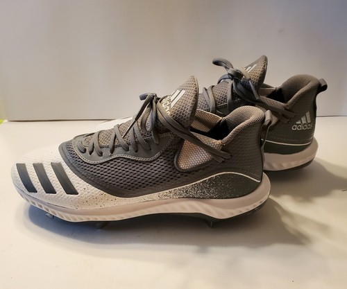 ADDIDAS Men's Icon V Bounce Metal Baseball Cleats Gray Sz 13.5 | eBay