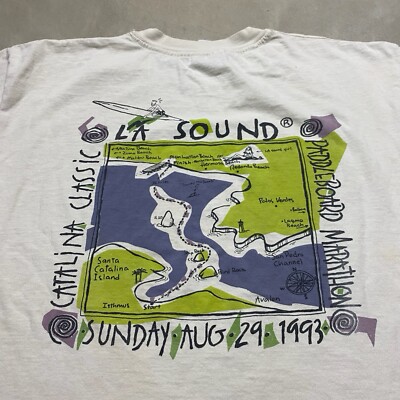 Vintage LA Sound Car Audio T Shirt Amplifier Paddleboard Marathon ...