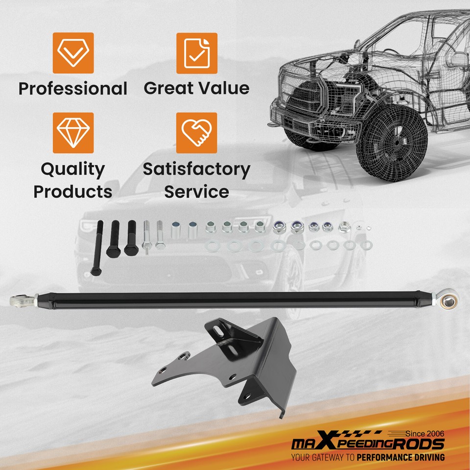 Adjustable Track Bar 4.5-8" Panhard For 1994-2002 Dodge Ram 1500 2500 ...