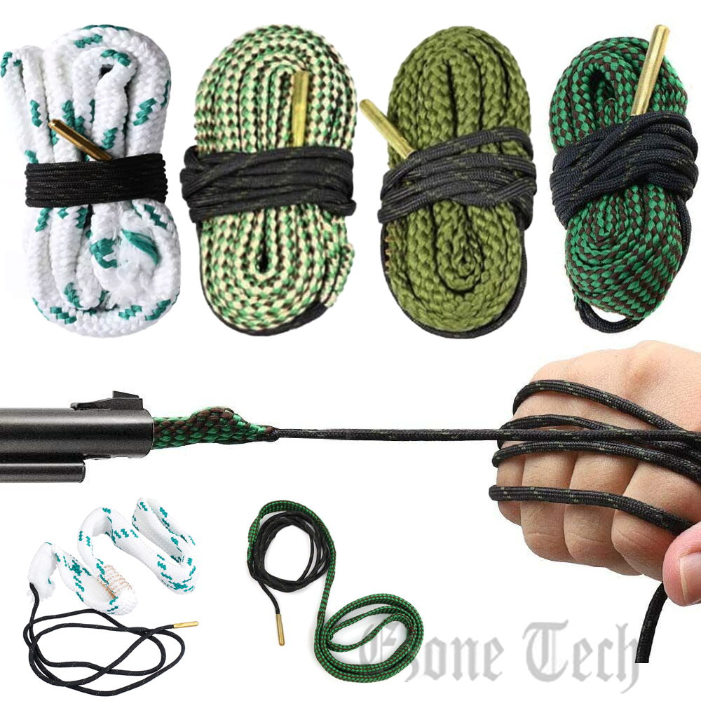 Reusable Bore Rope Gun Snake Barrel Cleaners .30.38 & 12 Ga Rifle ...