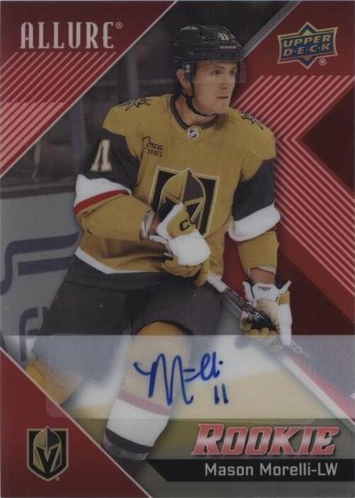 2024-25 Upper Deck Allure - Rookies Mason Morelli #120 Red Rainbow ...