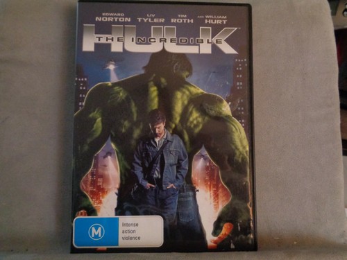 THE INCREDIBLE HULK ED NORTON DVD 2008 9324915073036 MARVEL MOVIES ...
