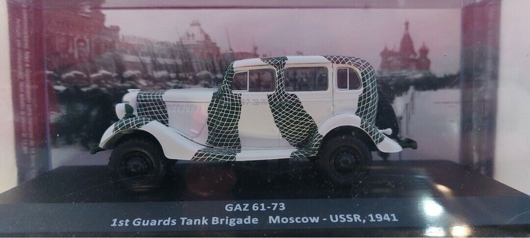 1/43.es.#35. GAZ 61-73. 1ST GUARD TANK BRIGADE MOSCOW. USSR. 1941 ...