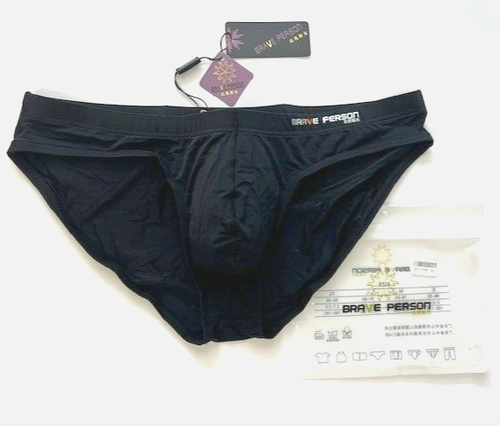 Brave Person Size XL Men's Bikini Brief - Black (BP9791-BK-XL) Pouch | eBay