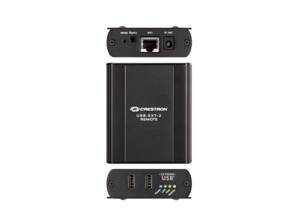 PAIR Crestron USB‑EXT‑2‑LOCAL and USB‑EXT‑2‑REMOTE Extender New Free ...