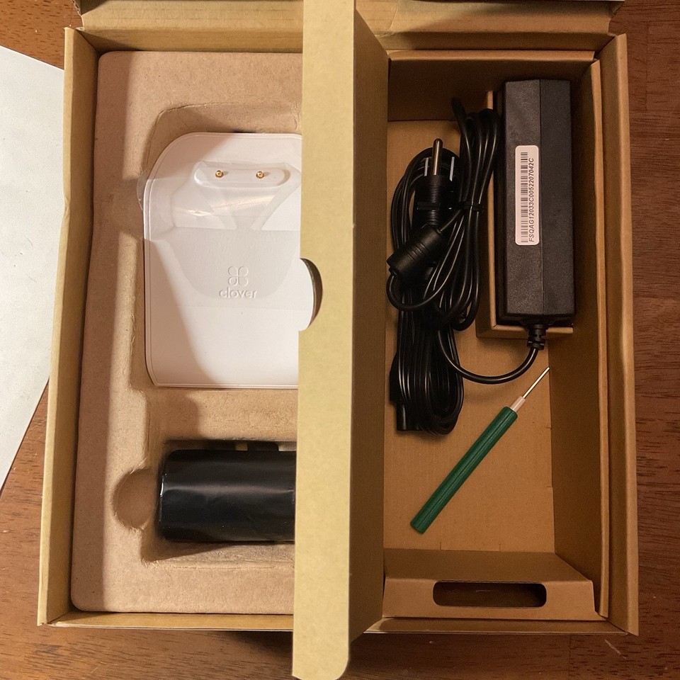 Clover Flex C403 (Wi-fi) Card Reader POS System + Clover K400 U Flex Cradle | eBay