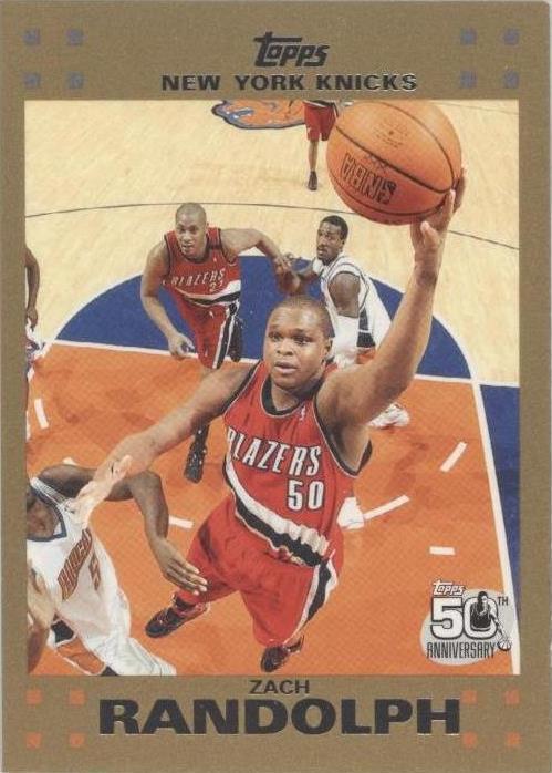 2007-08 Topps - Zach Randolph #51 Gold /2007 for sale online | eBay