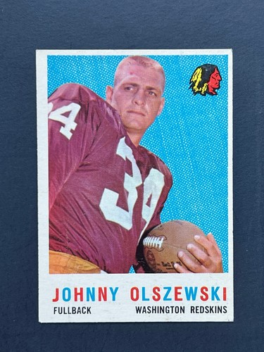 1959 Topps Johnny Olszewski #115 Washington Redskins Ex-Mt | eBay