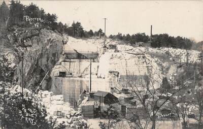 PROCTOR, VT, VERMONT MARBLE CO QUARRY OVERVIEW, BREHMER REAL PHOTO PC ...
