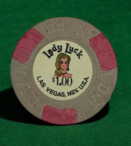 Lady Luck Casino Las Vegas Vintage $1 Casino Chip | eBay
