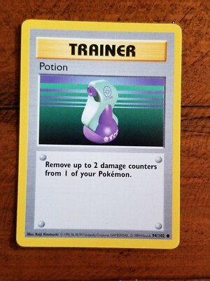 POTION 94/102 Shadowless Base Set Pokemon Card Near Mint | eBay