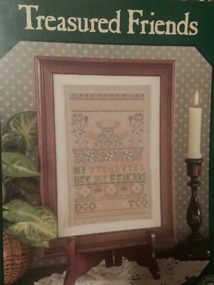 Treasured Friends Cross Stitch PATTERN Leaflet/Booklet | eBay