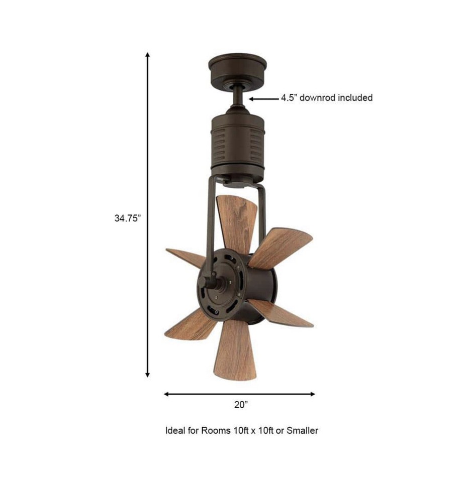 Home Decorators Windhaven 20 in. Outdoor Espresso Bronze Ceiling Fan ...