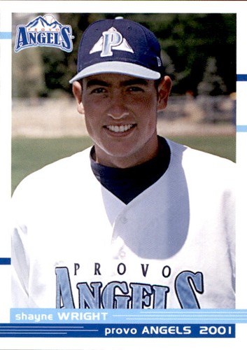 2001 Provo Angels Grandstand #45 Shayne Wright Auburn California ...