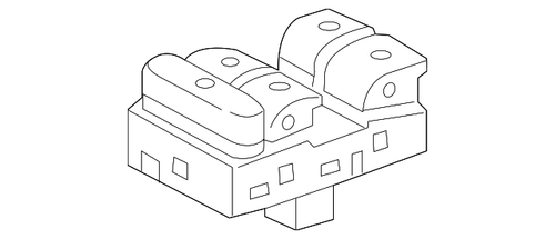 Genuine GM Jet Black Front Passenger Side Window Switch 95188248 | eBay