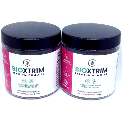 BIOXTRIM PREMIUM GUMMIES Lot de 2 X 60 GUMMIES - 06/25 Perte de Poids ...