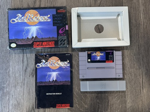 ActRaiser (Super Nintendo SNES, 1991) w/ Original Box, Cart & Manual ...