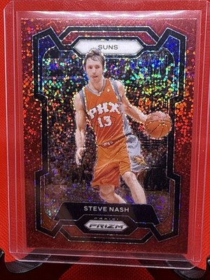 2023-24 Panini Prizm Steve Nash Prizms Red Sparkle #200 Suns | eBay
