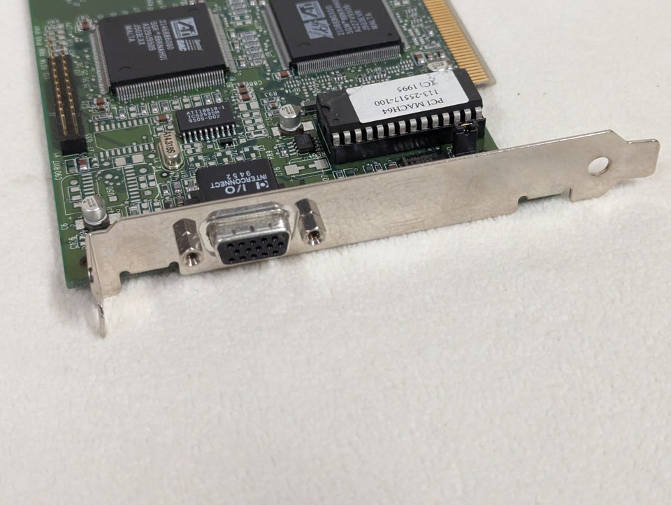 Vintage ATI Mach64 109-25500-30 2MB VGA PCI Video Graphics Card ...