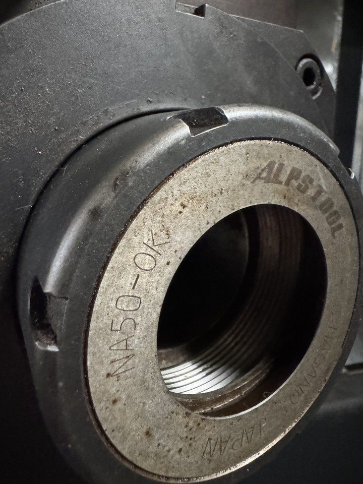 ALPSTOOL NA50-OK NAGANO JAPAN (Right-angle live tooling unit for a CNC ...