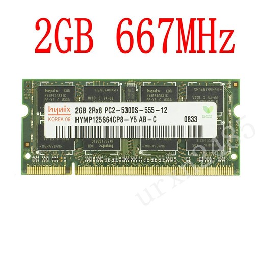 Per Hynix 2GB / 1GB PC2-5300S DDR2 667MHz 200Pin SODIMM Laptop Memoria ...