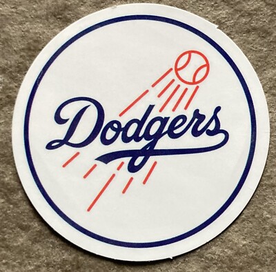 Los Angeles Dodgers Sticker Decal MLB Baseball 2.5”x2.5” | eBay