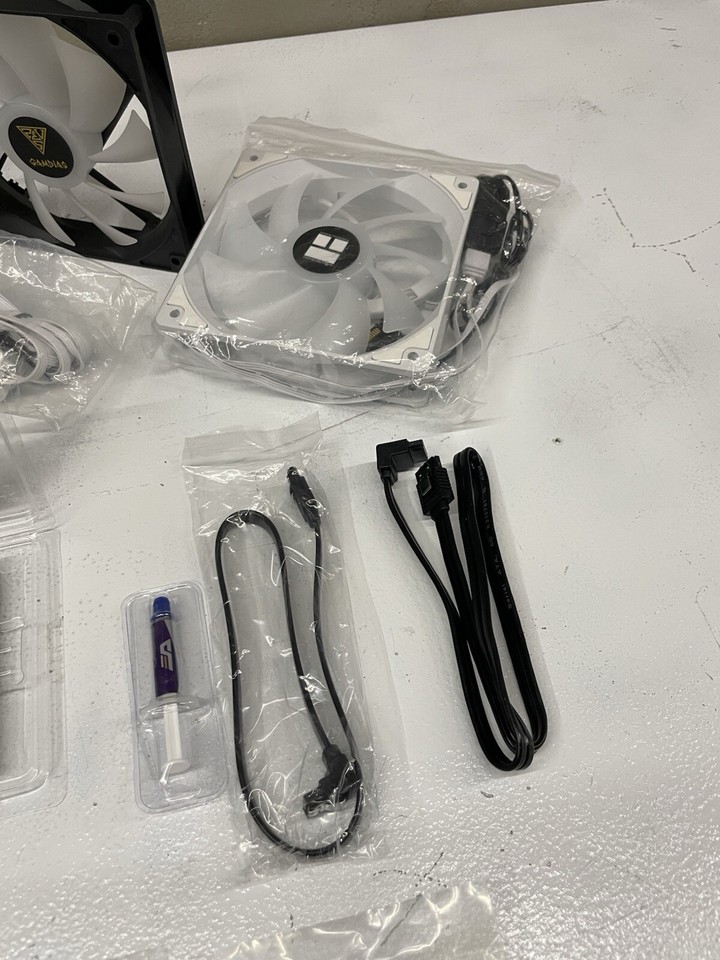 PC Parts BUNDLE - 4RGB Fans + Cable Extensions + 256GB SSD + CPU Coolers | eBay