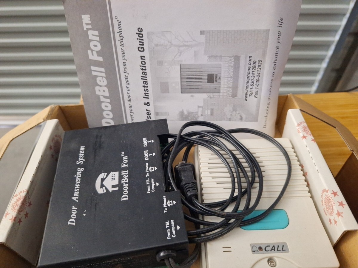 Doorbell Fon Door Answering System Doorbell Fon Telephone Door Answer