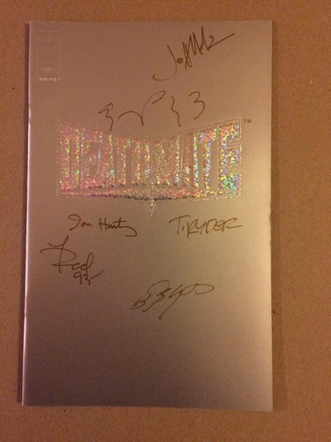 DEATHMATE TOUR BOOK IMAGE/ VALIANT -SIGNED, AUTOGRAPHED,AUTO BY 6 VF ...