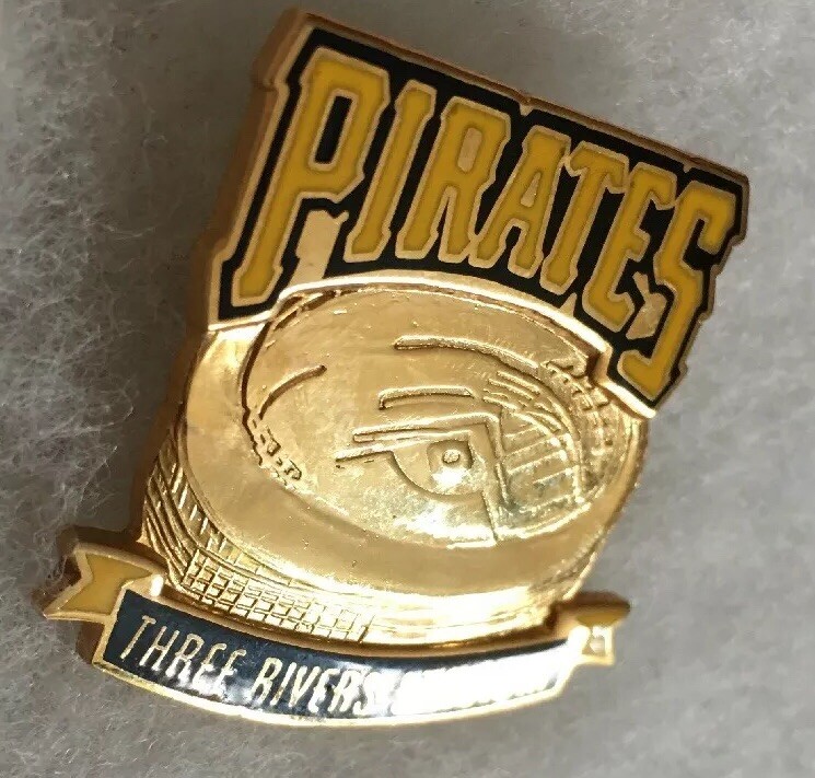 Vtg Pirates Three Rivers Stadium Lapel PIn Pittsburgh Baseball Pin 1998 ...