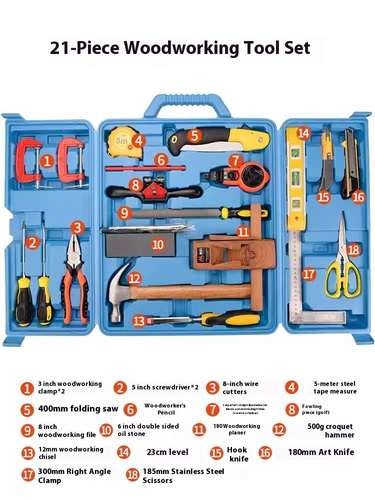 Hardware Tool Set Woodworking Toolbox Set Household Set Combination ...