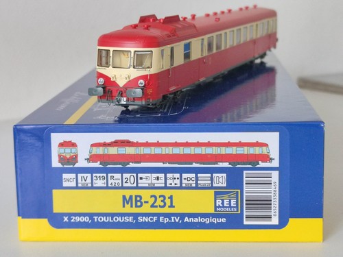 LE DERNIER PROMO REE MODELES MB-231 X2900 Autorail X2800 TOULOUSE SNCF ...