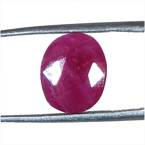 3.25 Cts 100% Natural Red RUBY Precious Oval Cut Ruby Gemstone 8x10x3 ...