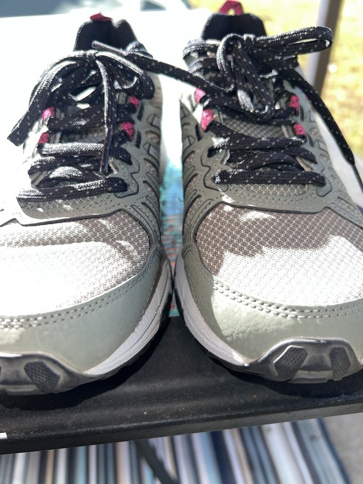 ASICS Gel Venture 7 Running Women Grey Pink Size 6.5 | eBay