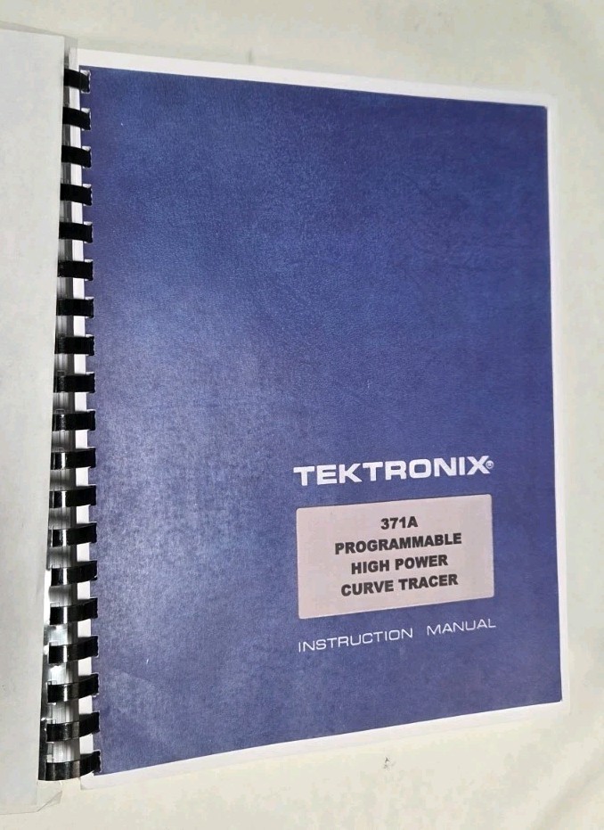 Tektronix 371A Curve Tracer w/ 371A/371B Test Fixture Calibrated 2023 ...