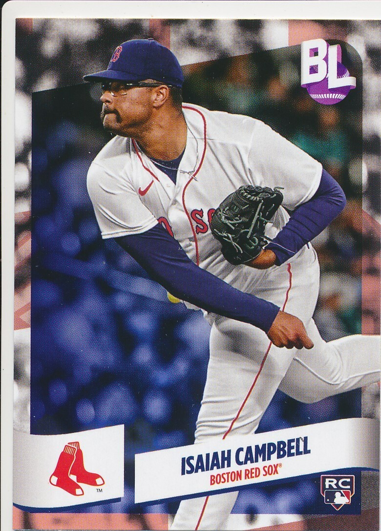 #189 ISAIAH CAMPBELL 2024 Topps Big League Baseball RC BOSTON RED SOX ...