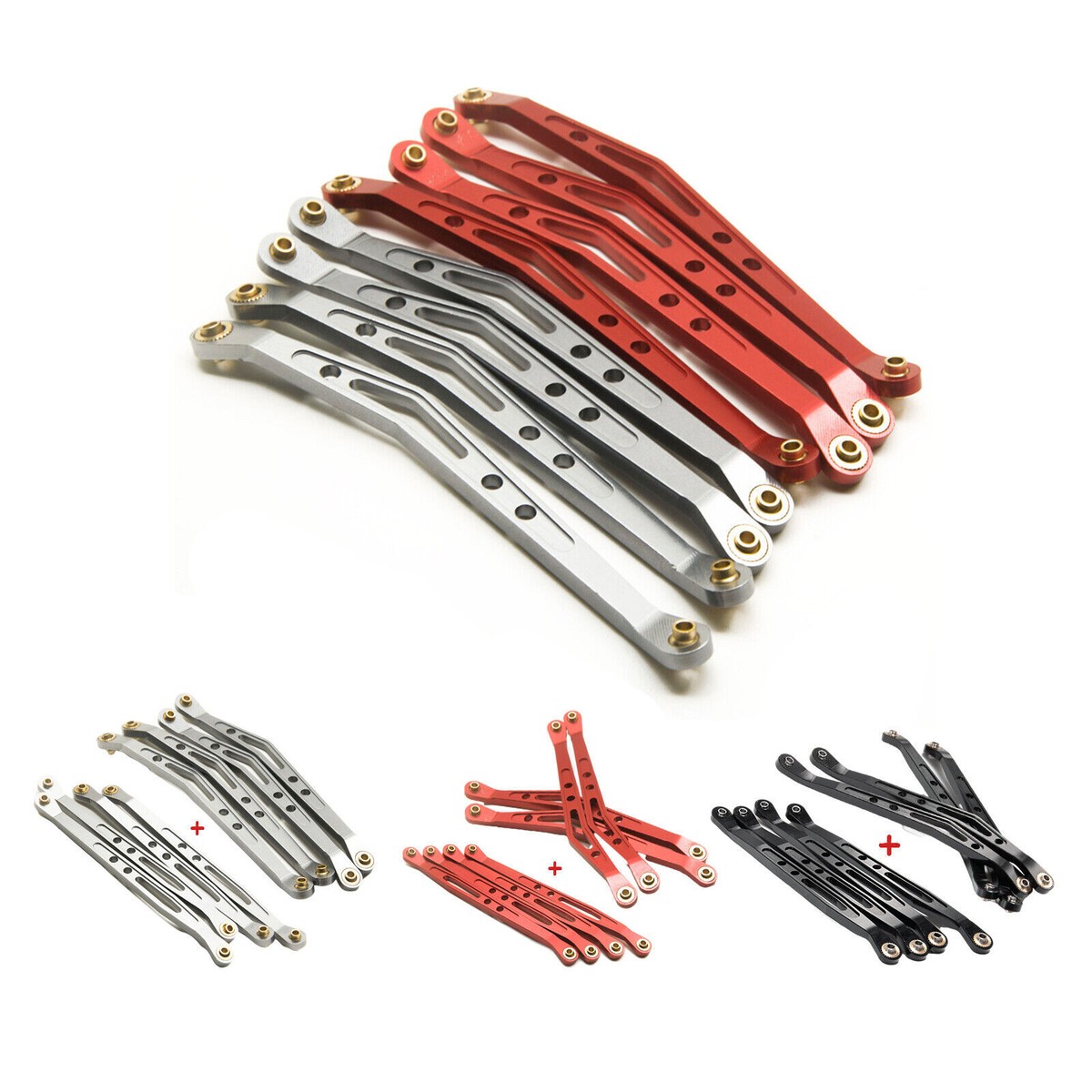 1/10 Scale RC Crawler Suspension Upgrades 8pc Aluminum Suspension ...