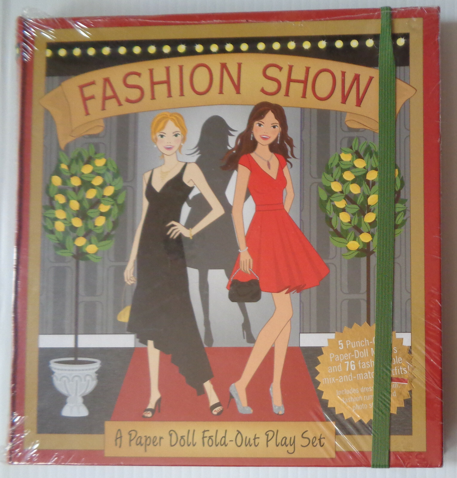 FASHION SHOW : a paper doll fold-out play set by Heather Zschock. Brand ...