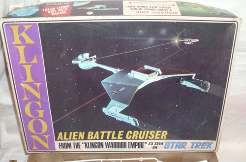 AMT STAR TREK KLINGON ALIEN BATTLE CRUISER MODEL KIT S952 1968 #2 | eBay